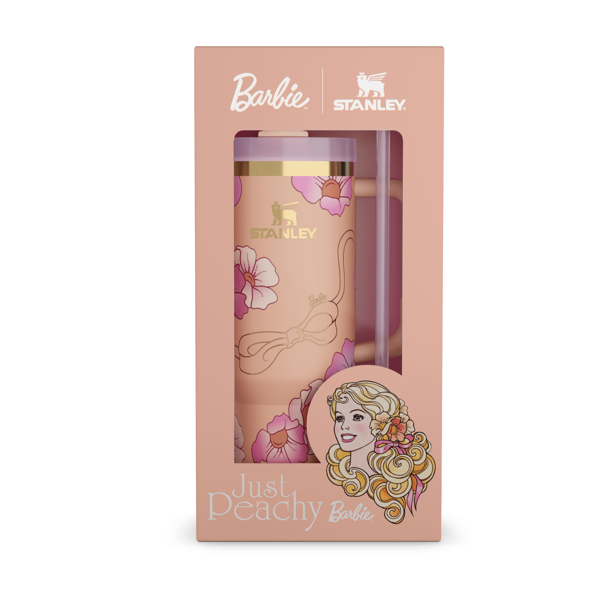 Stanley Quencher Barbie™ 80'S Peaches 'N Cream | 1L – Stanley 1913 México